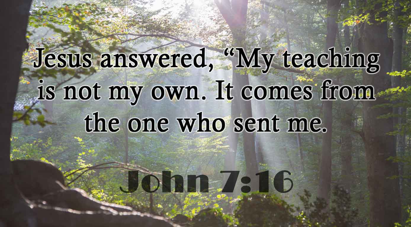 John 7:16 – Catholic | San Jose Filipino Ministry