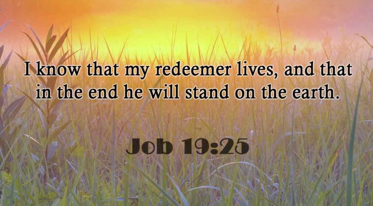 Job 19:25 – Catholic | San Jose Filipino Ministry